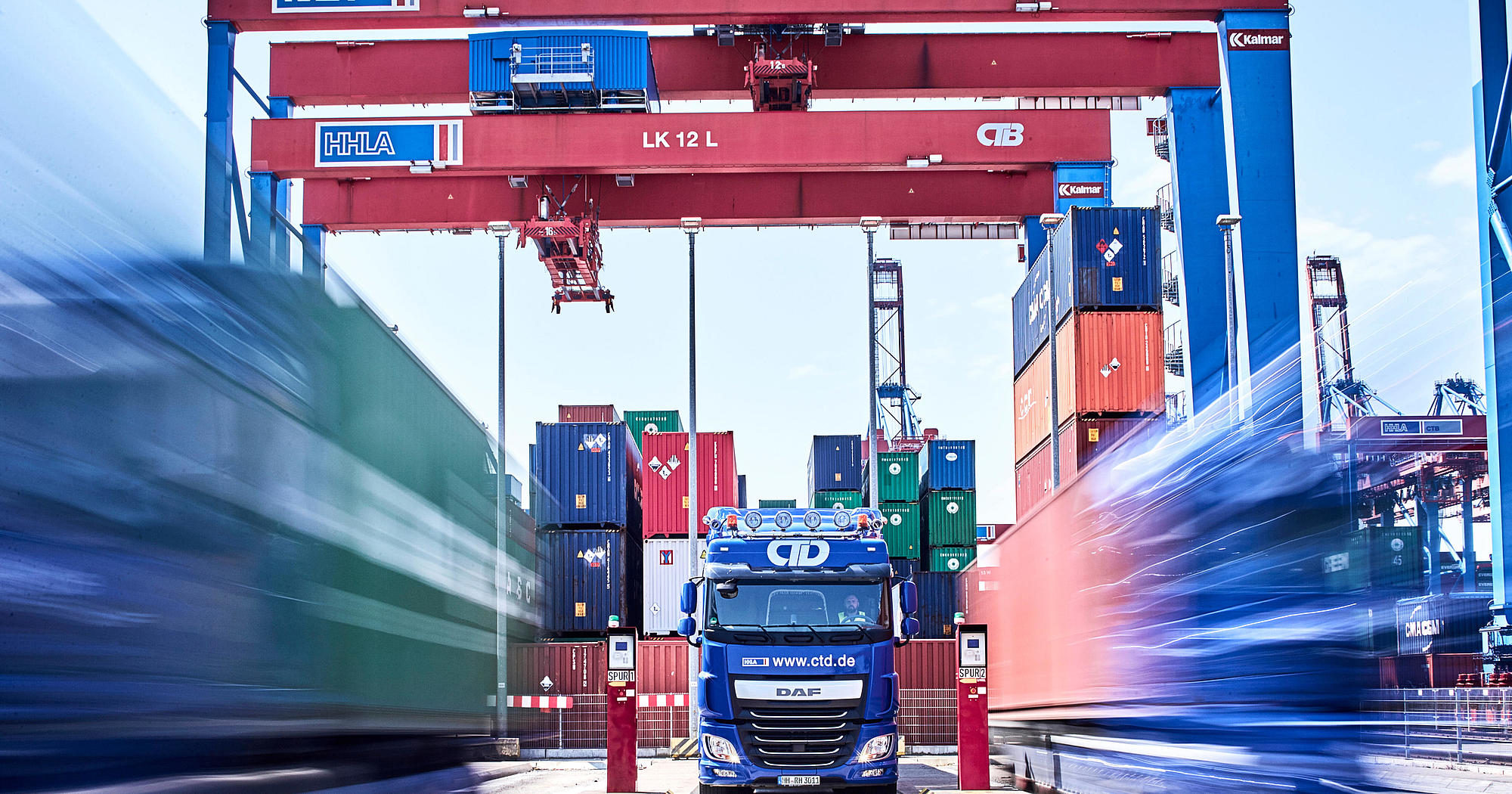 Digitalisierter Straßenverkehr - HHLA